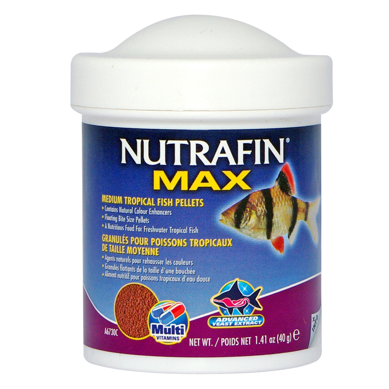 Nutrafin Max Floating Medium Tropical Fish Pellets - 40g – Exotic Wings & Pet Things Inc