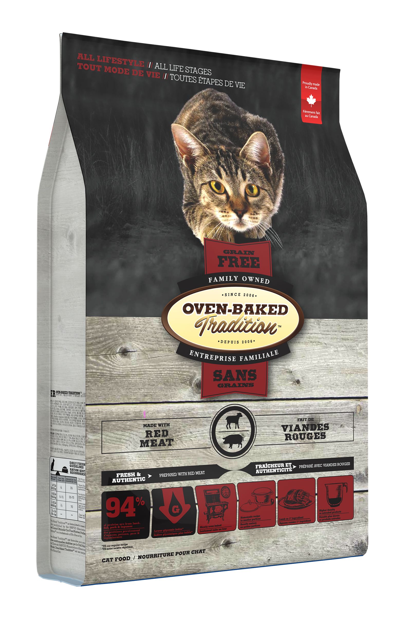 Oven Baked Tradition Grain Free Cat Food - Red Meat 🍁 – Exotic Wings ...