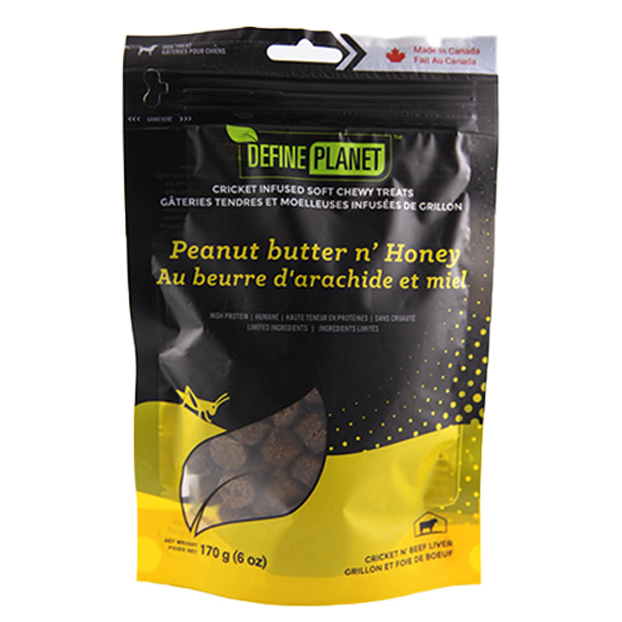 Define Planet Soft n' Chewy Peanut Butter Honey Dog Treat – Exotic ...