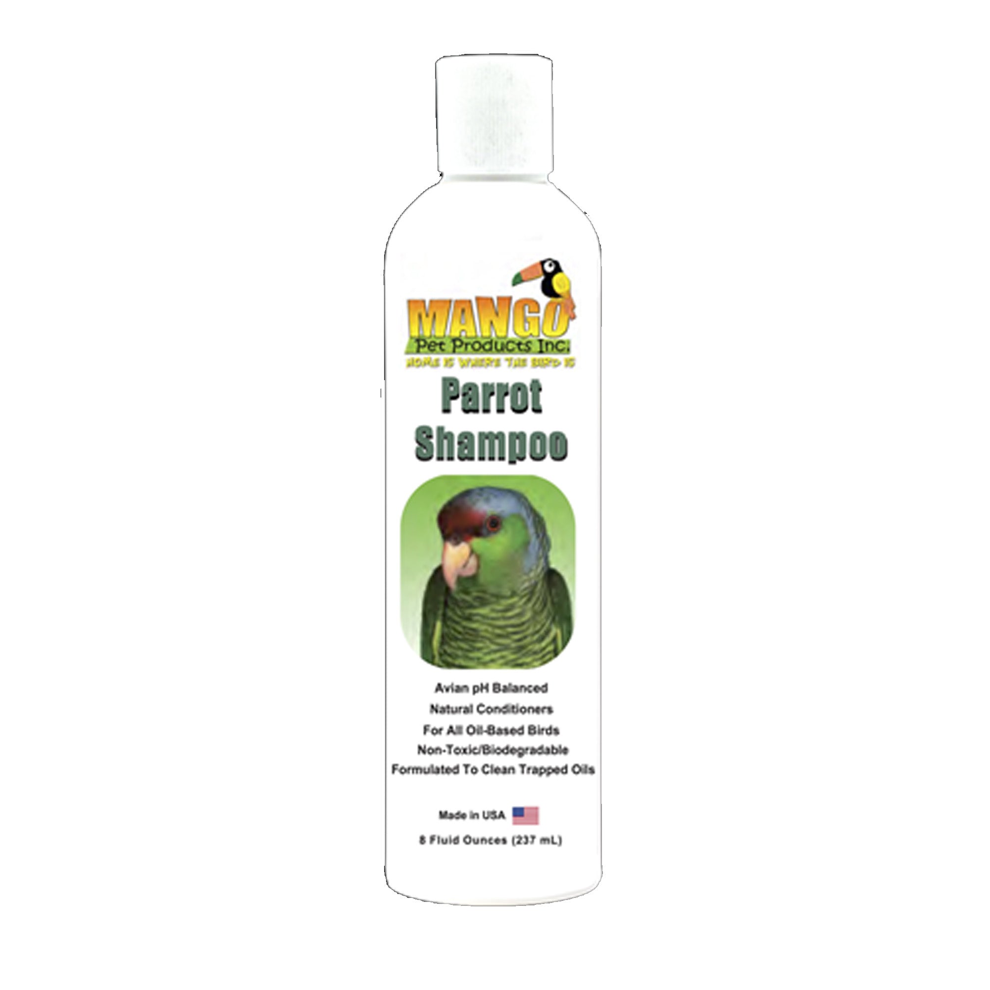 Mango Pets Parrot Shampoo - 8 fl. oz. – Exotic Wings and Pet Things Inc