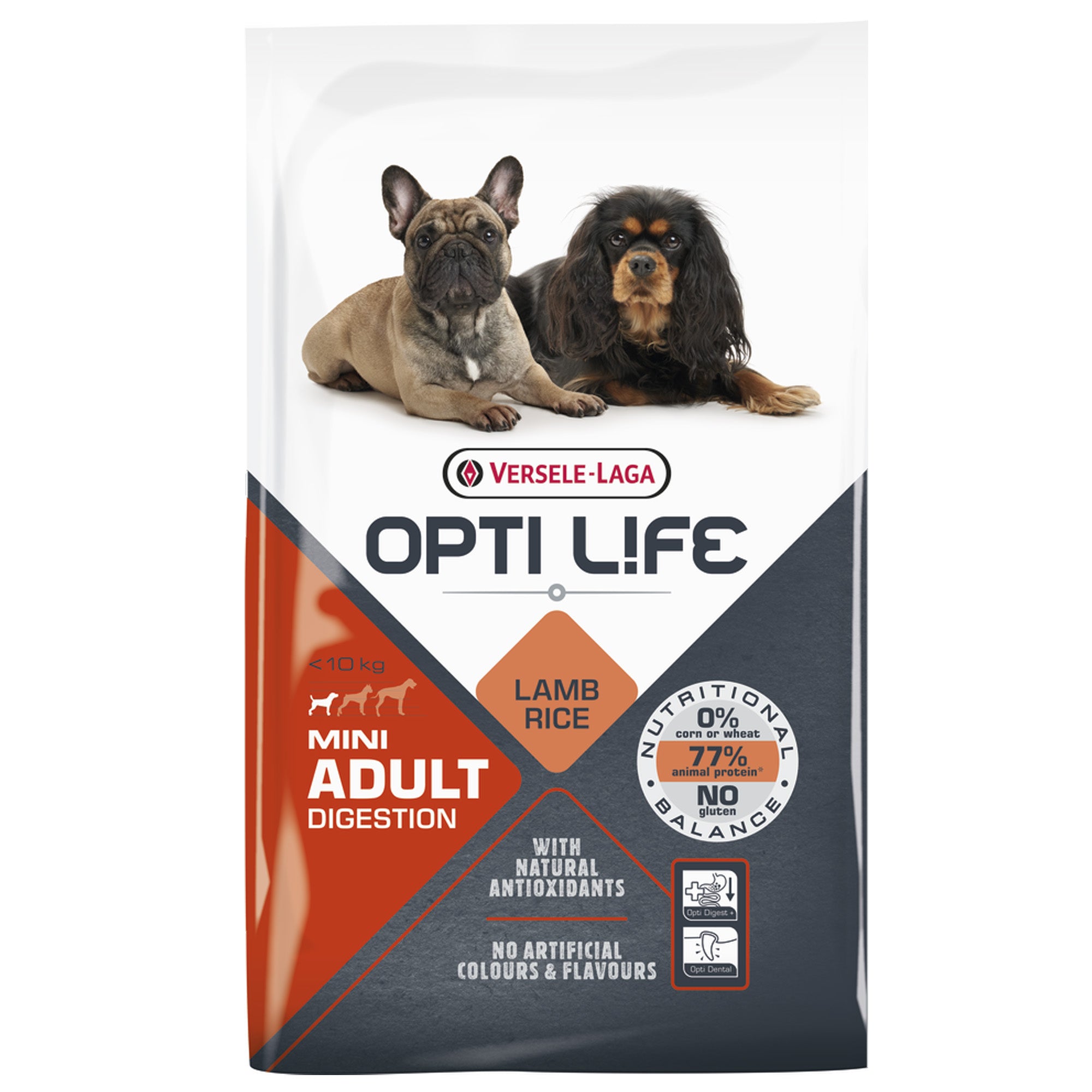 Opti Life Adult Mini Digestion Food - Lamb & Rice – Exotic Wings & Pet ...