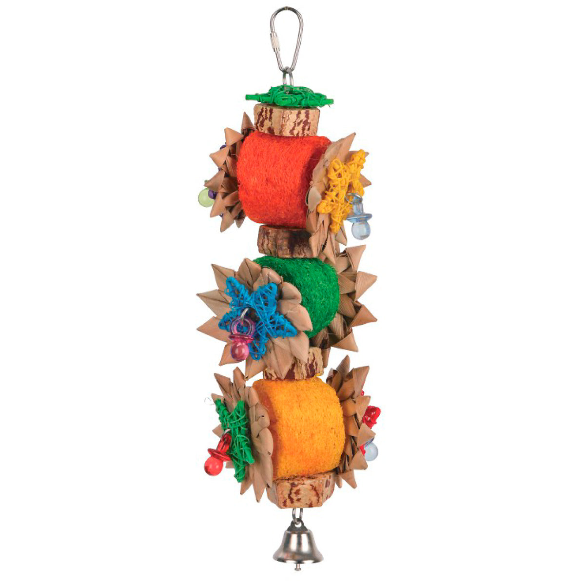 Tiv's Toys Palm Stars Enrichment Parrot Toy – Exotic Wings & Pet Things Inc