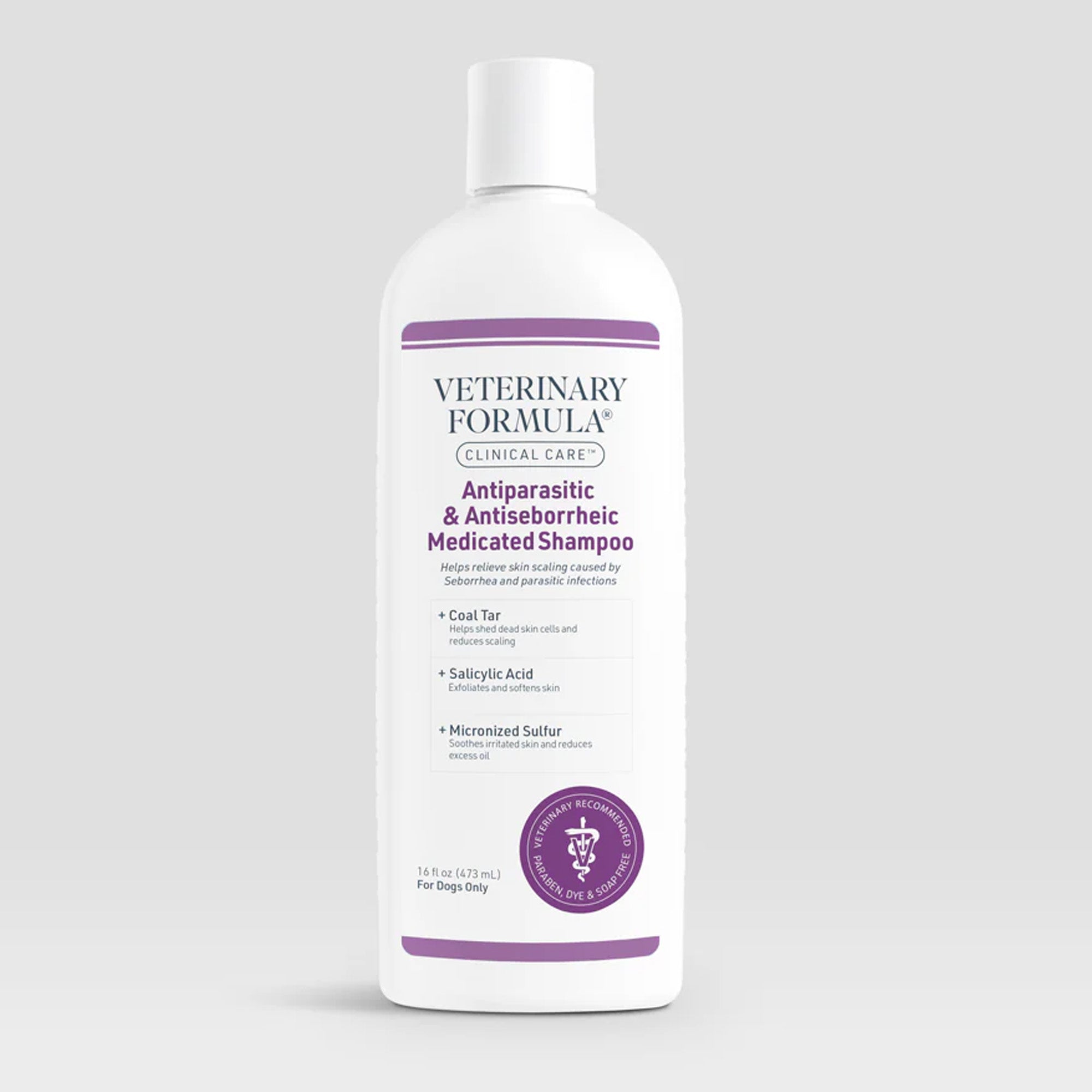 Veterinary Formula Antiparasitic & Antiseborrheic Medicated Shampoo ...