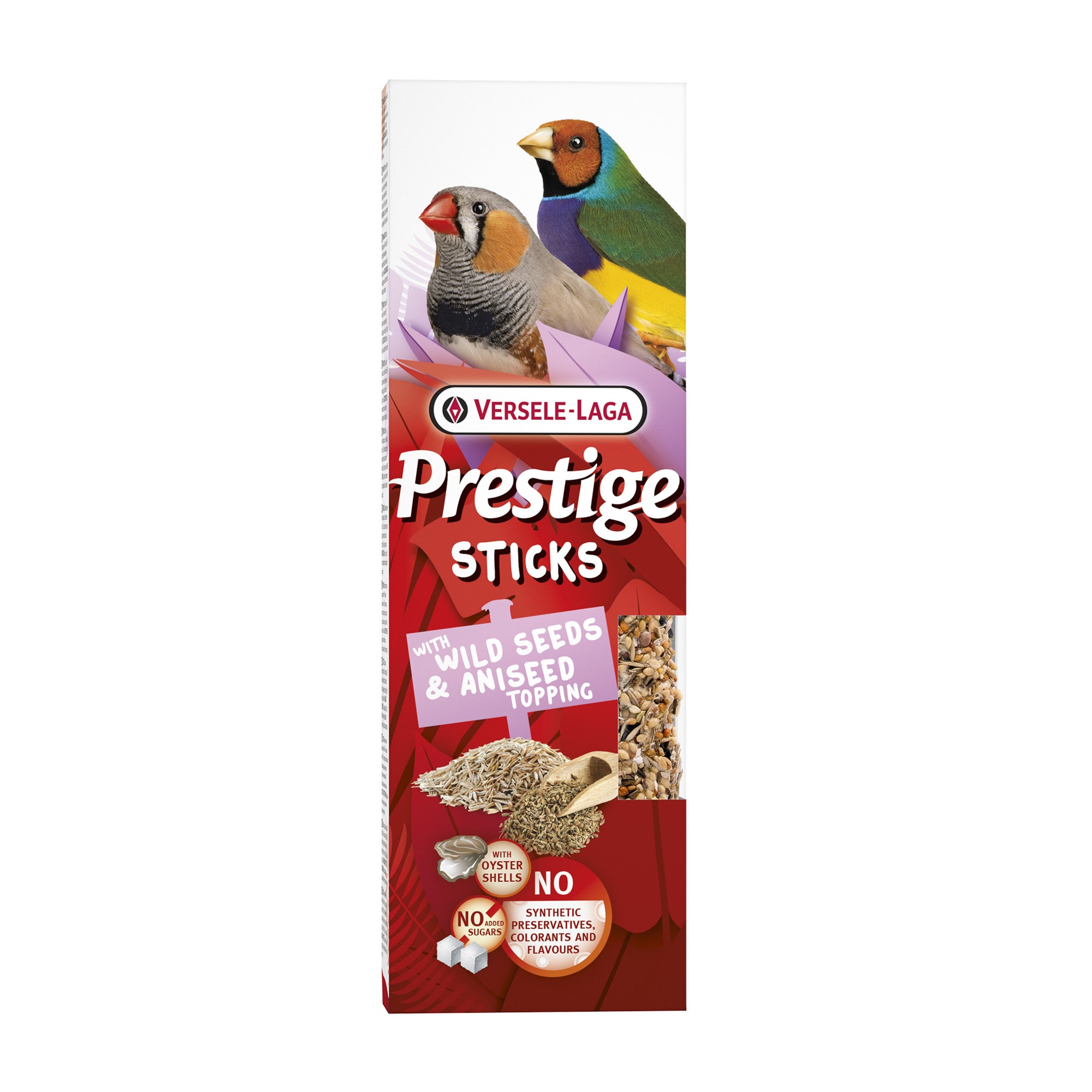 Versele-Laga Prestige Wild Seeds & Anise Treat Stick for Finches ...