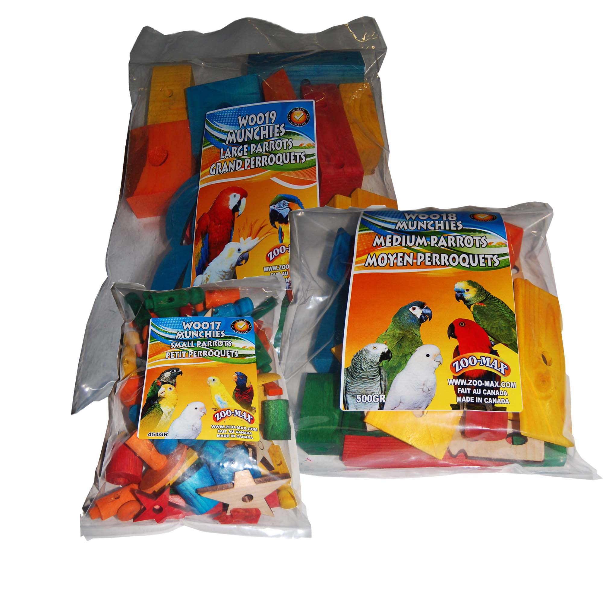 Zoo-Max Parrot Wood Munchies Pack 🍁 – Exotic Wings & Pet Things Inc