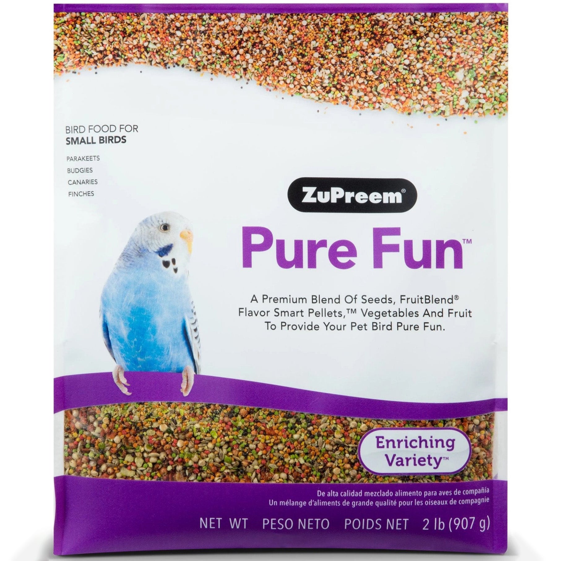 ZuPreem Pure Fun Small Bird Enrichment Food – Exotic Wings & Pet Things Inc