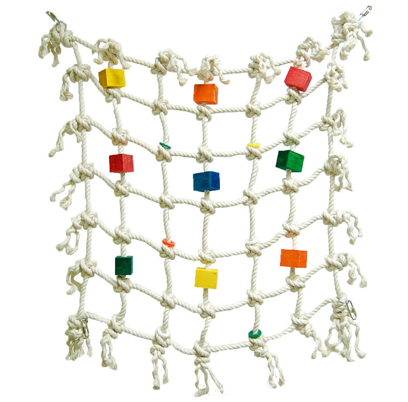 Zoo-Max Cotton Climbing Bird Parrot Net- 672 – Exotic Wings and Pet ...