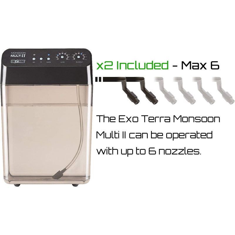Exo Terra Monsoon Multi II (v2) Programmable High Pressure Misting ...