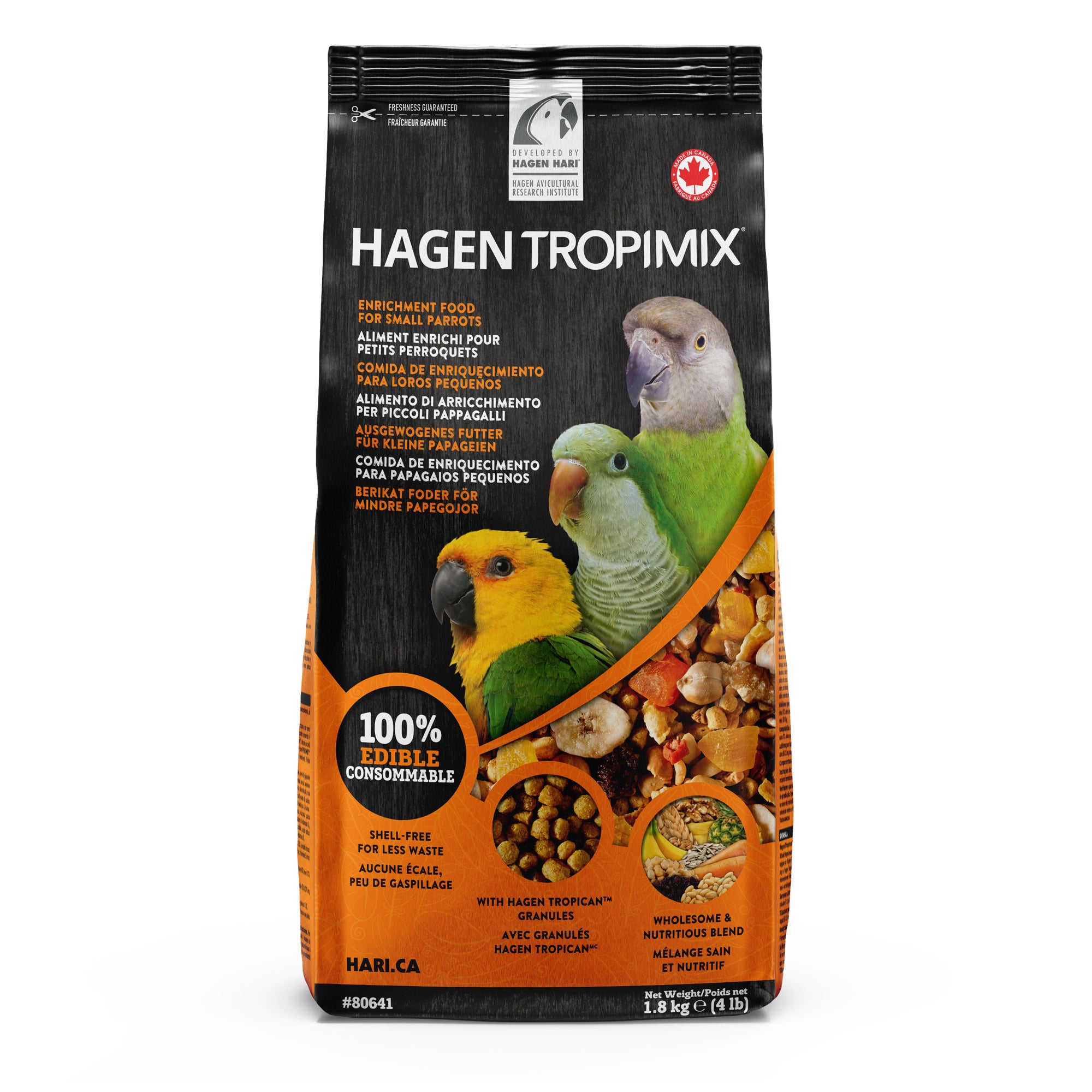 Large Format Bird Nutrition for Parrots, Parakeets, and Other Birds ...
