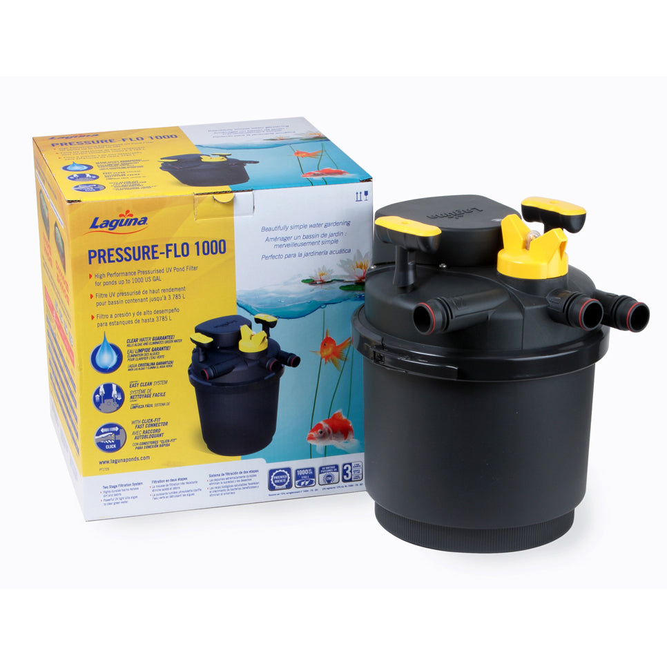 Laguna Pressure Flo 1000 High Performance Pond Filter with UVC ...