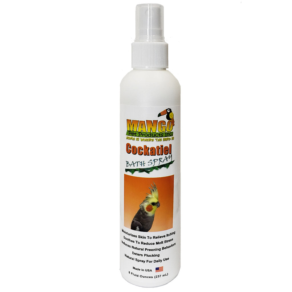 Mango Pet Products Cockatiel Bath Spray 8oz – Exotic Wings & Pet Things Inc
