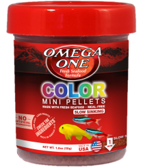 Omaga One Color Mini Pellets for Tropical Fish – Exotic Wings & Pet ...