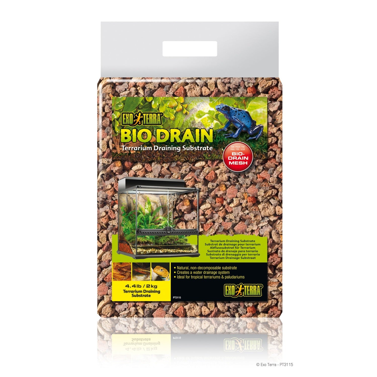 Exo Terra Reptile BioDrain Terrarium Substrate 2kg – Exotic Wings & Pet ...