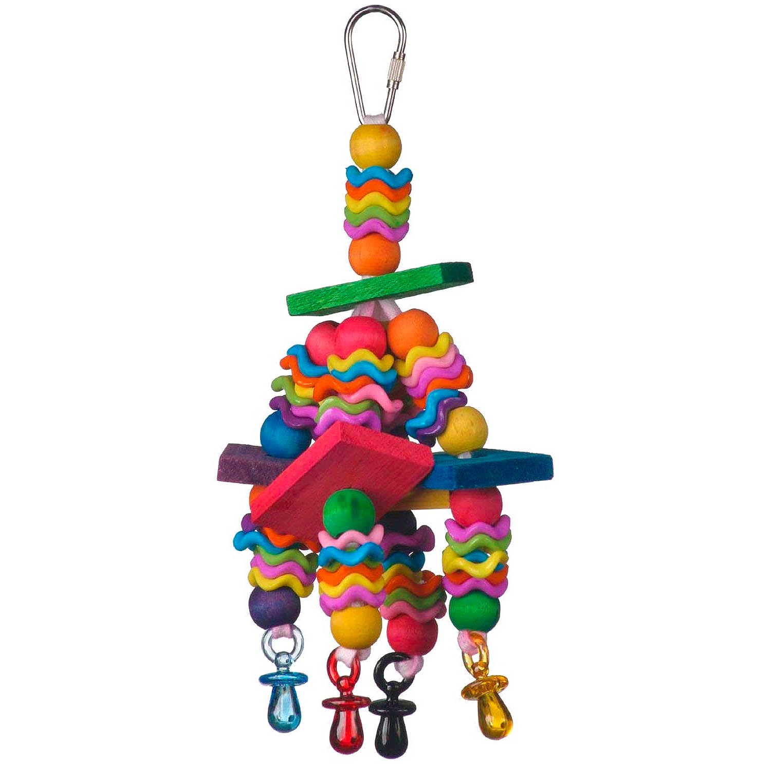 Wiggles & Wafers Small Parrot Enrichment Toy – Exotic Wings and Pet ...