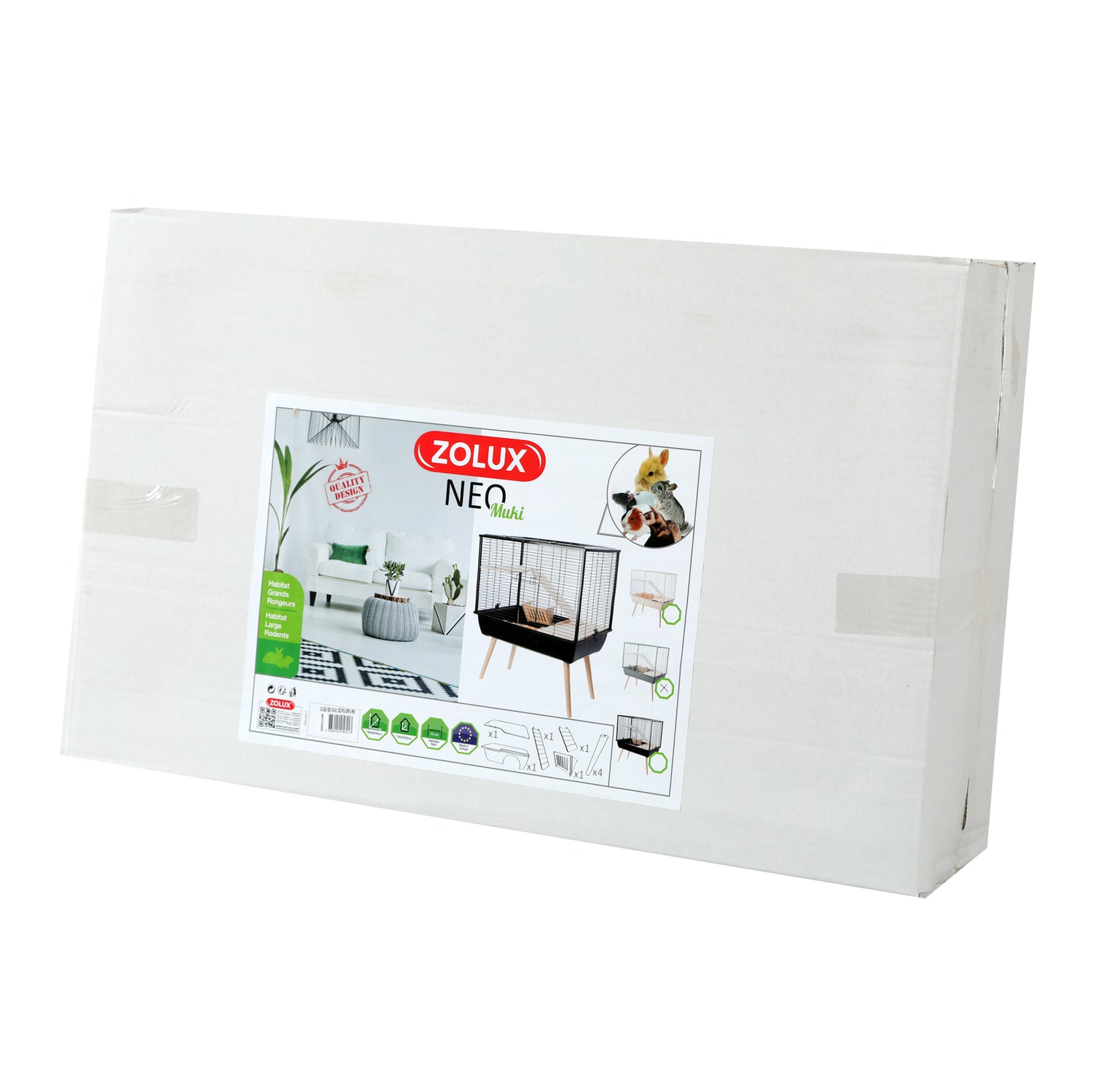 Zolux Neo Muki Small Pet Cage – Exotic Wings & Pet Things Inc