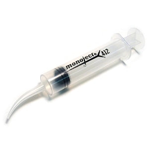 Monoject Curved Tip Handfeeding Syringe 12 cc