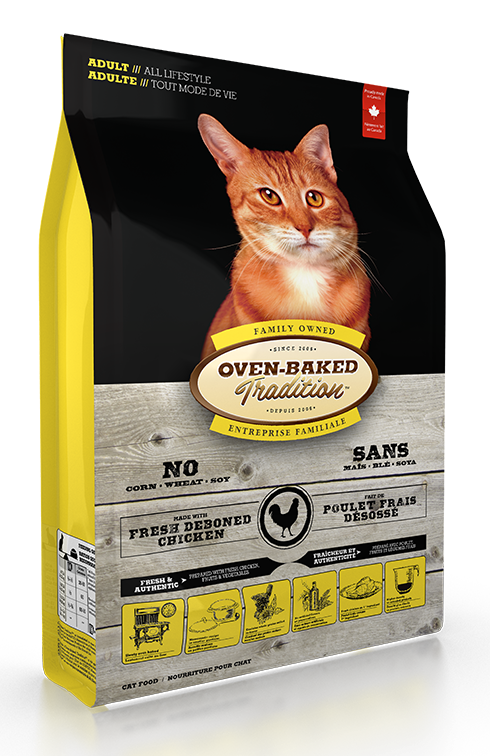 Oven Baked Tradition Adult Cat Food - Chicken 🍁 – Exotic Wings & Pet ...